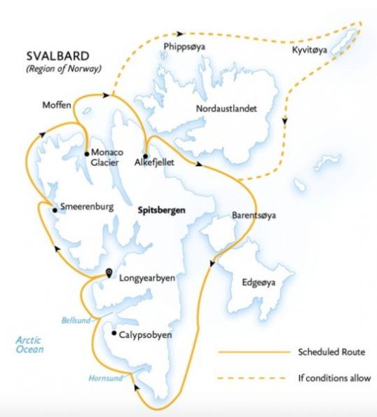 Svalbard Cruise Itineraries: The Complete List | Expedition Cruise